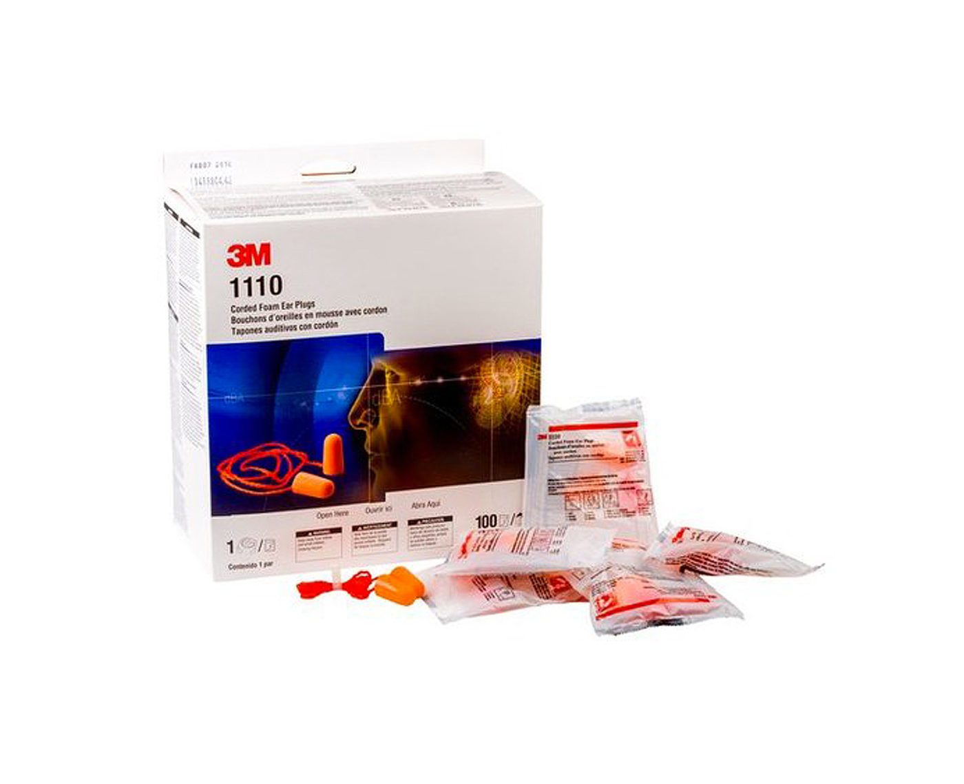 Tapones 3M 1110 (pack ahorro 100 pares) - La Ropa de Trabajo ...